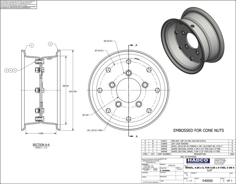 TIRES & WHEELS – Hadco Engineering