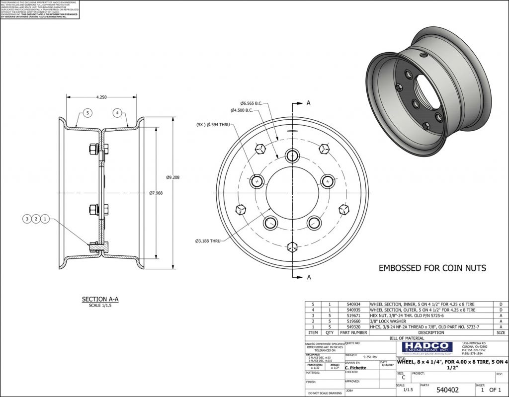 TIRES & WHEELS – Hadco Engineering